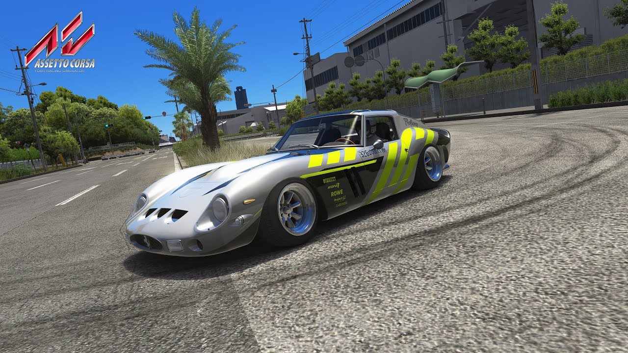 A.C Mod Ferrari 250 GTO OSAKA DRIFT .. - YouTube