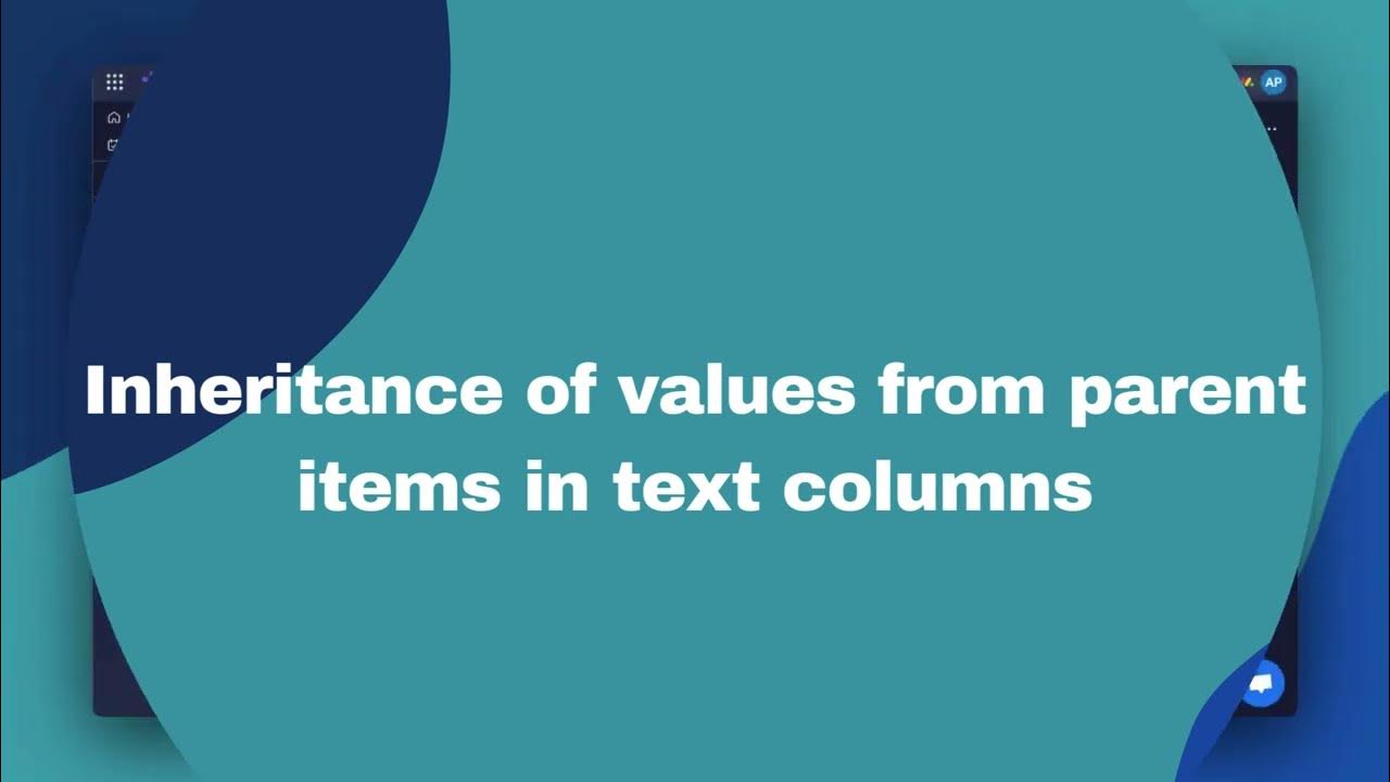 Inheritance of values from parent items in text columns - YouTube