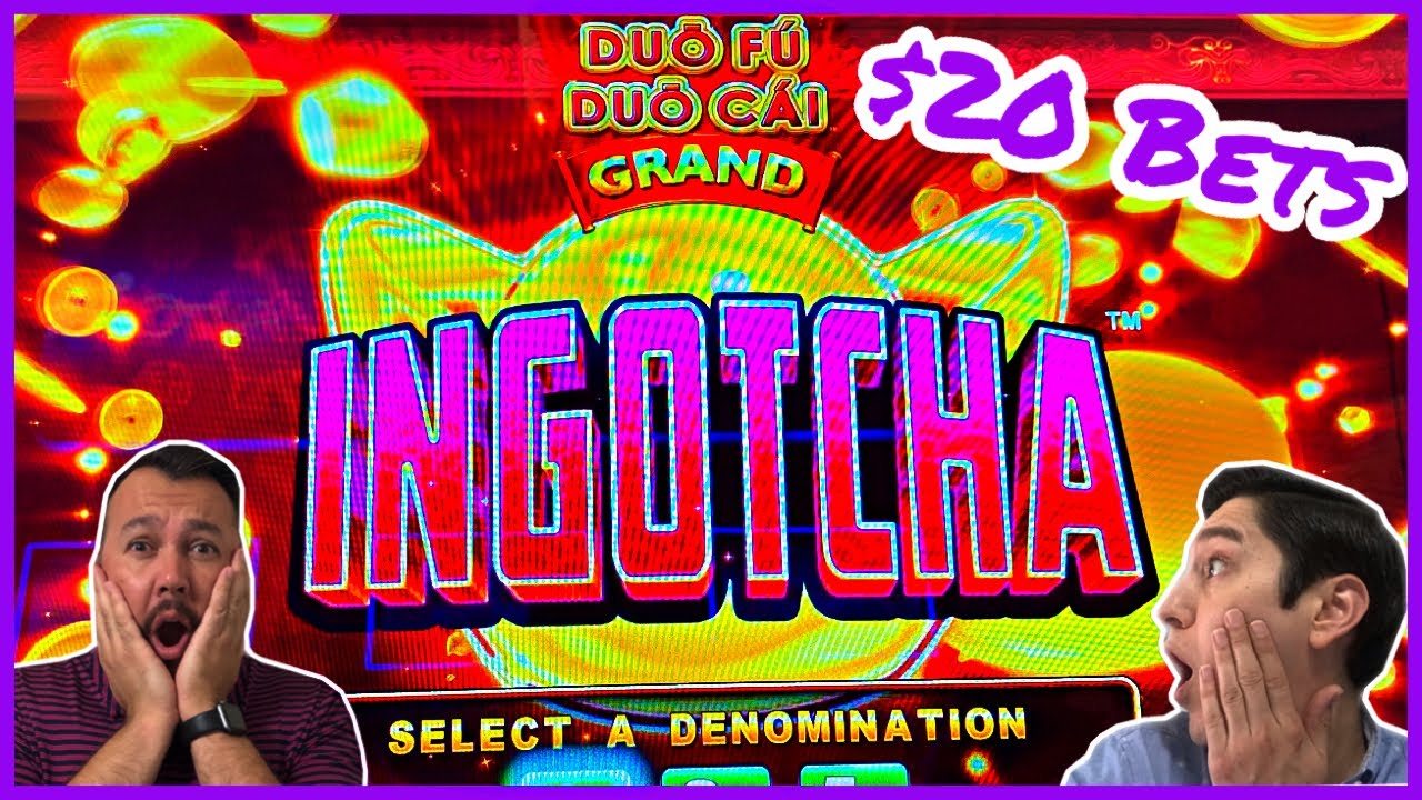 New MUST PLAY Slot INGOTCHA! Betting UP to $20 a SPIN! - YouTube