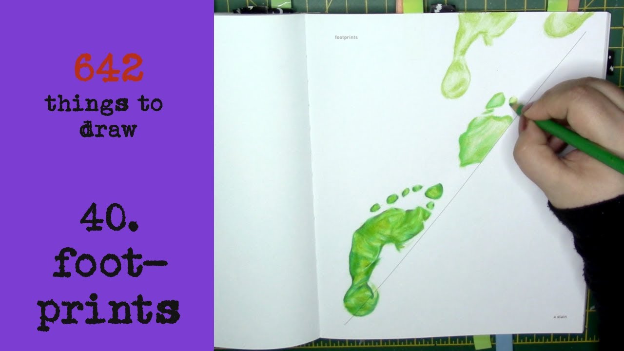 642 Things to Draw: footprints - YouTube