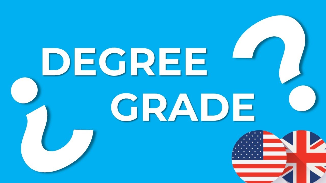 ¿Cuál es la diferencia entre DEGREE y GRADE? - YouTube