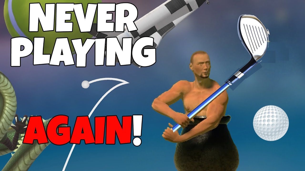 GETTING OVER IT with a GOLF BALL! - Golfing Over It - YouTube