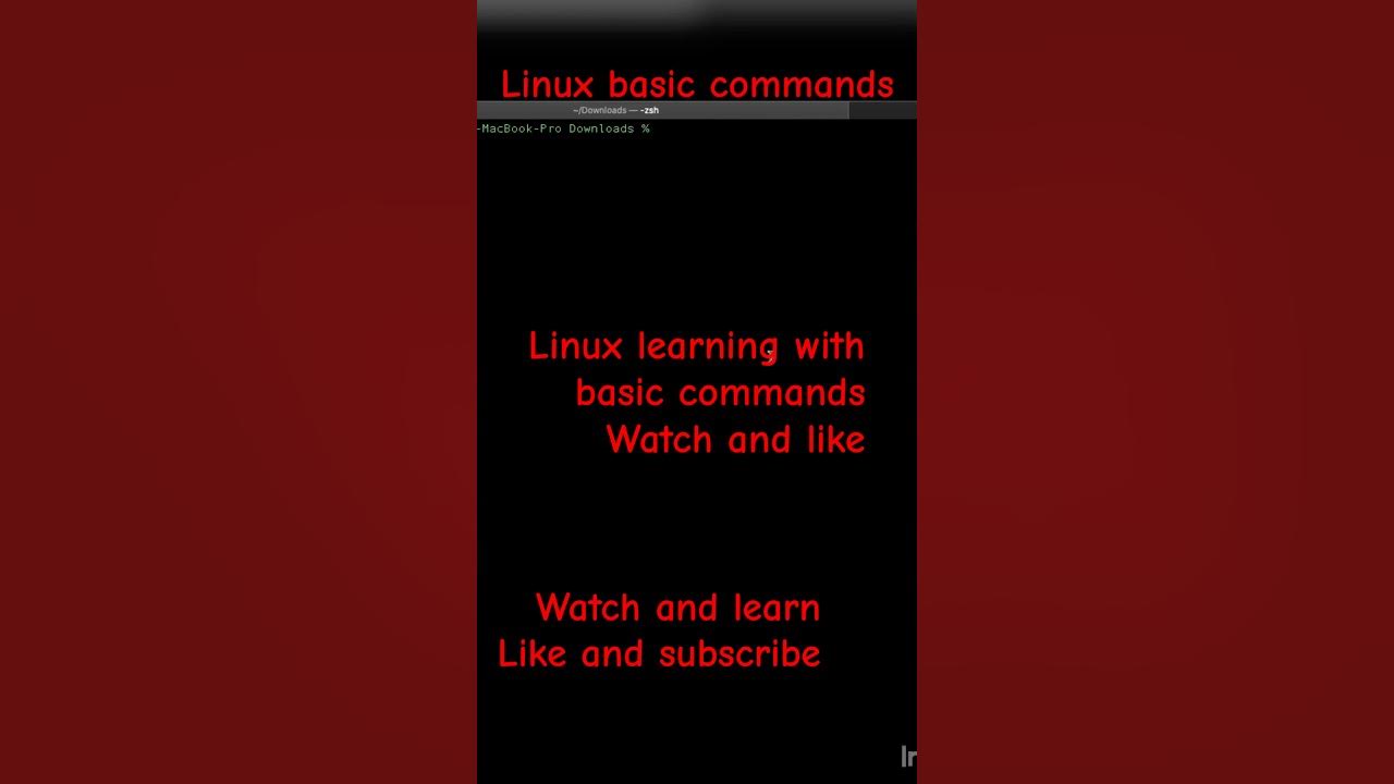 Linux basic commands, start learning from basics (ls, cd, touch, cat, mkdir etc.) #linux # ...