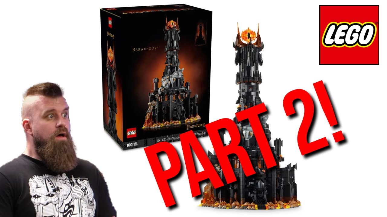 Lego Barad Dur - PART 2 - Build me a Tower worthy of Mordor - The Bonus ...