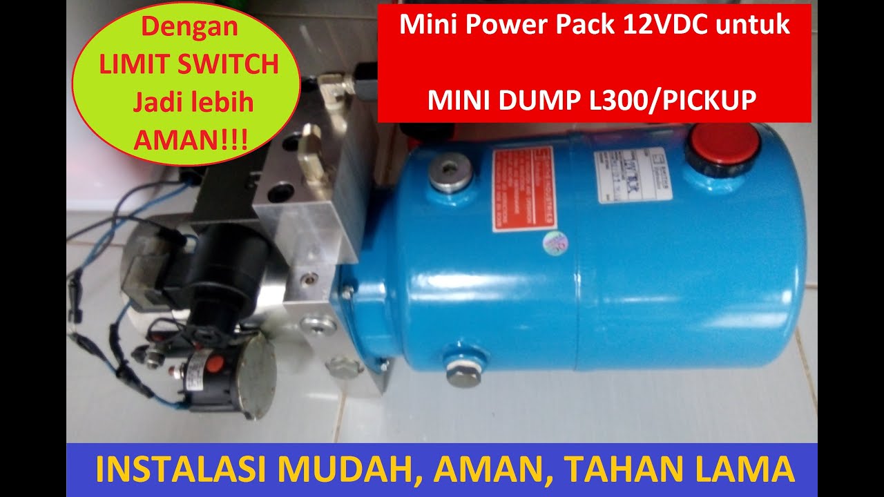 Pengecekan Power pack mini dump - YouTube