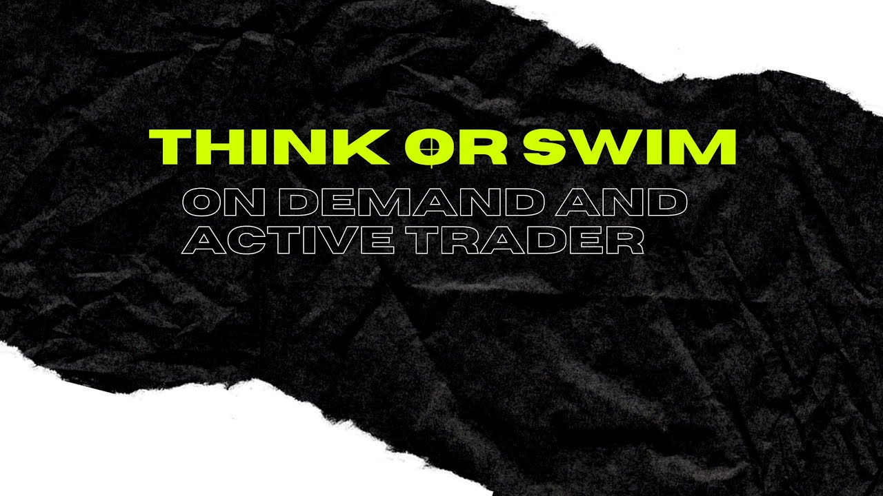 Think or Swims Best feature On Demand and Active Trader - YouTube