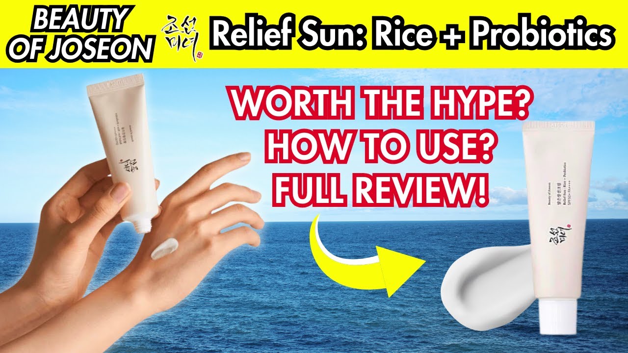 🇰🇷🌤️ Korean Sunscreen: Beauty of Joseon Sunscreen Review 🔺 BOJ Relief ...