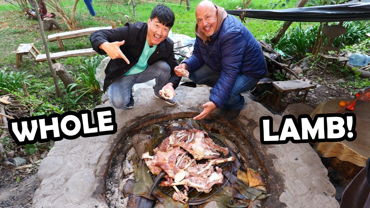 UNDERGROUND MEXICAN BBQ! Fire Pit Lamb Barbacoa in Mexico! - YouTube