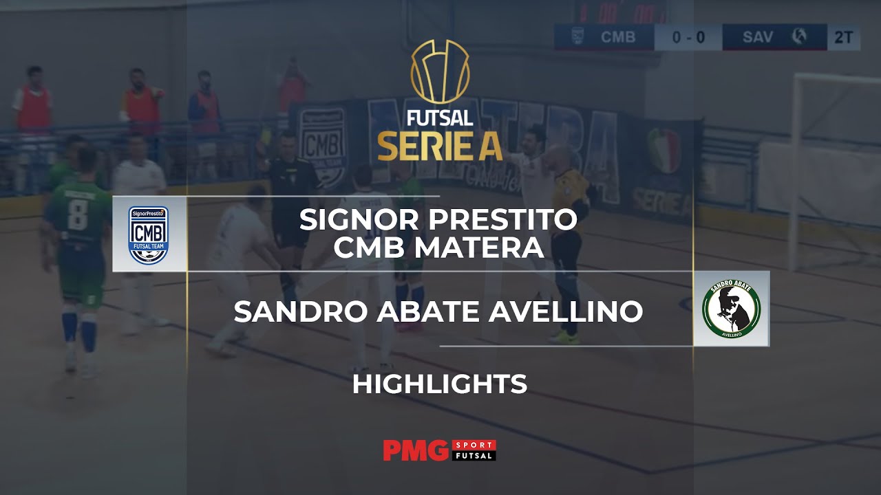 Futsal 20/21 - Signor Prestito CMB vs Sandro Abate AV - Highlights ...