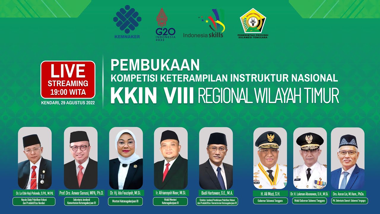 Pembukaan Kompetisi Keterampilan Instruktur Nasional KKIN VIII Regional ...