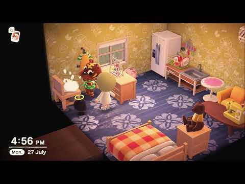 Animal Crossing New Horizons House Tour Bangle Villager - YouTube