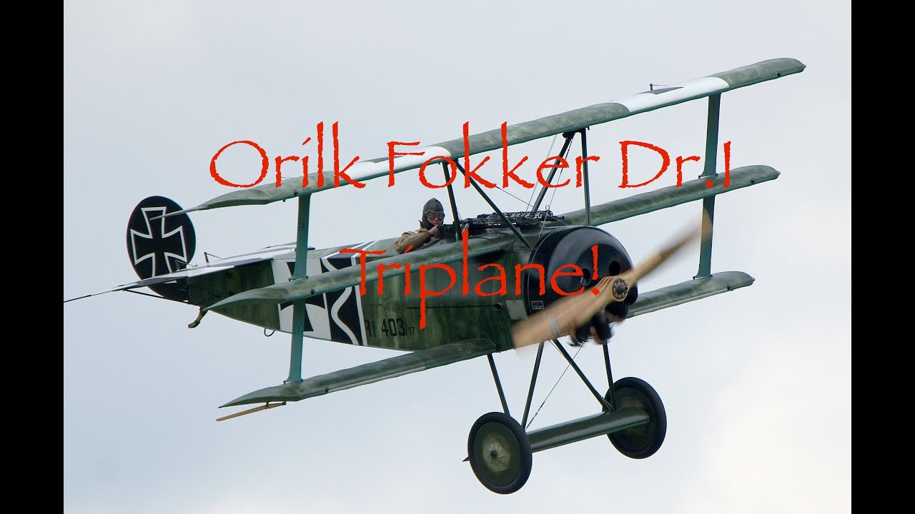 Fokker Triplane Paper Card Model in 1/33rd Scale From Orlik: Part1 ...
