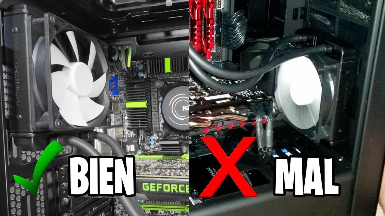 Como MONTAR CORRECTAMENTE una refrigeracion liquida AIO - YouTube