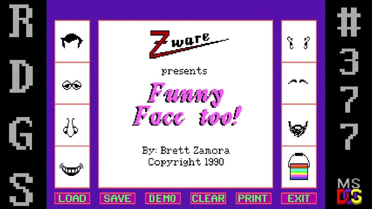 Random DOS Game Show #377: Funny Face Too! (1990) - YouTube