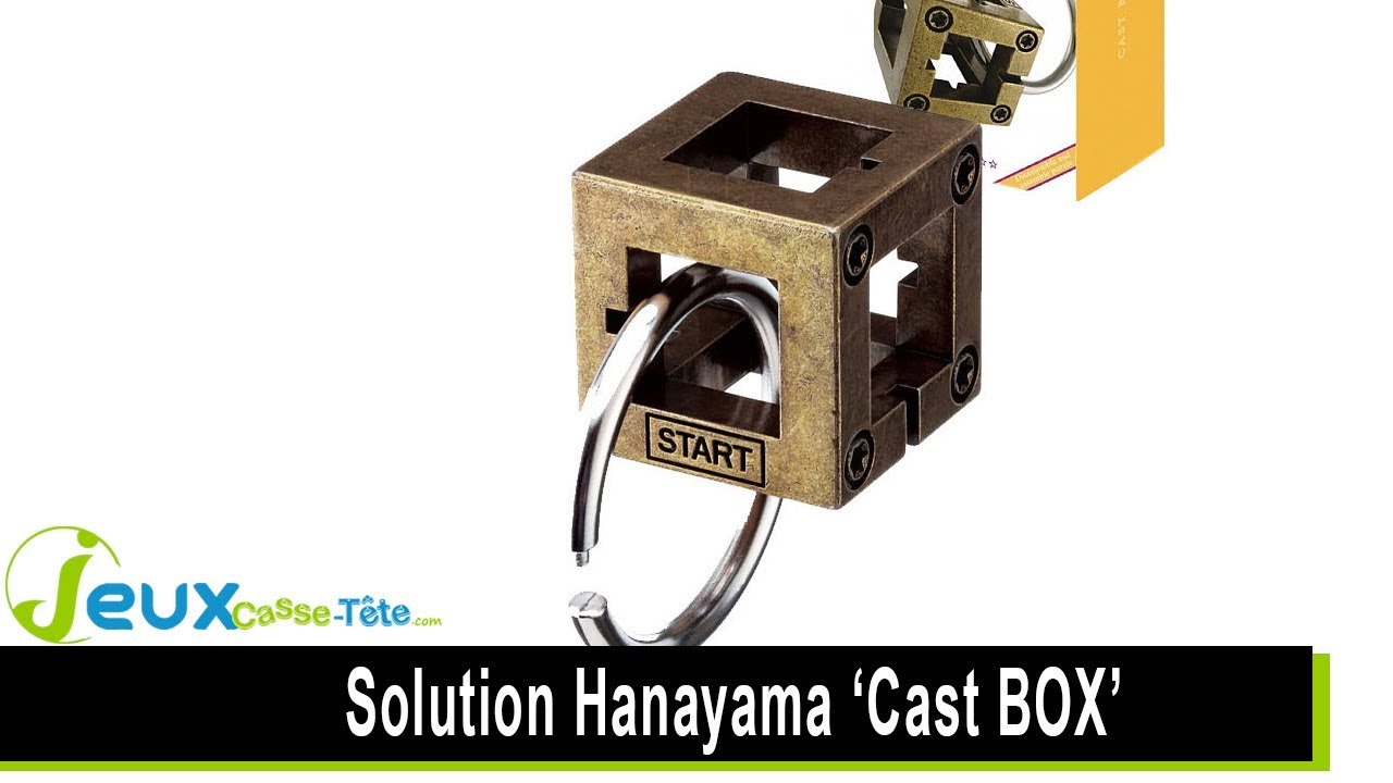 Solution casse-tête métal Hanayama Cast BOX - YouTube