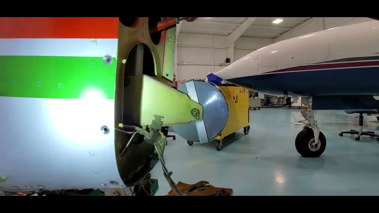 the AOG mechanic- beechcraft V tail bonanza flight control internals ...