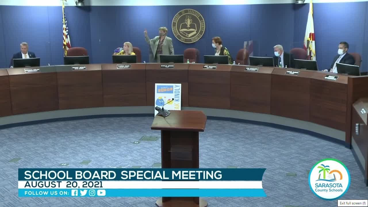 Sarasota County School Board emergency meeting disrupted by upset ...