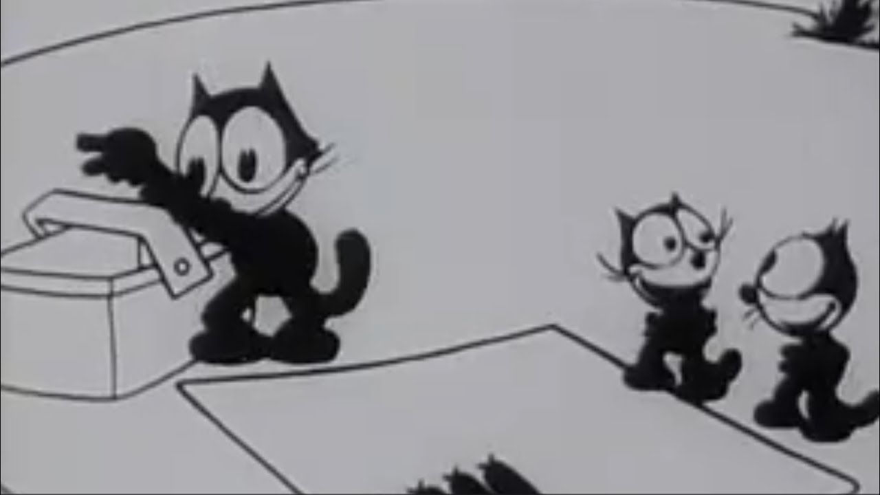 Felix the Cat - April Maze 1930 Classic Cartoon - YouTube