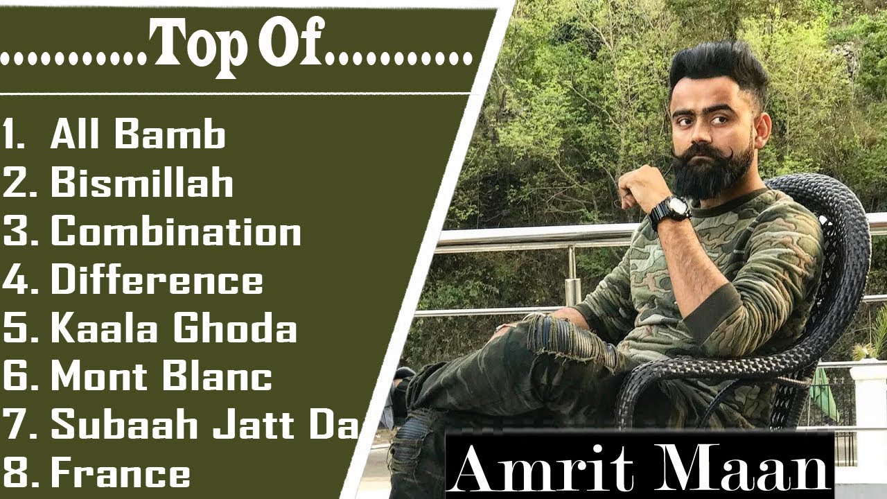 Best Of All Amrit Maan Song ️Punjabi Letest Song ️Top Of Amrit Maan ...