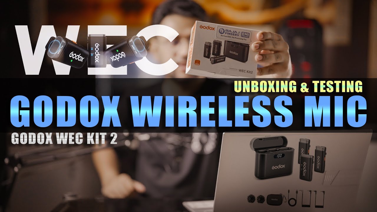 GODOX WEC Kit 2 Wireless Mic || Unboxing & Testing - YouTube