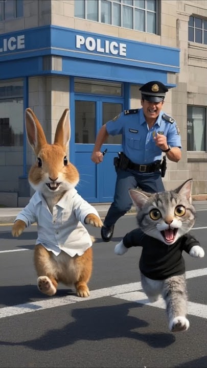 Unlikely Besties: Kitten & Bunny’s Adorable Friendship! #kitten #catlover #catvideos #cat #bunny ...