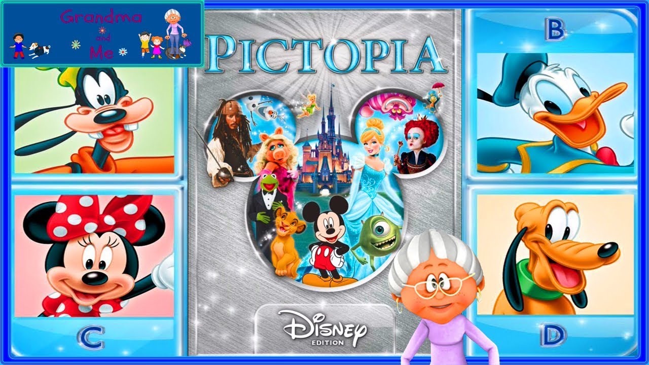 Disney Pictopia Game | Grandma and Me - YouTube