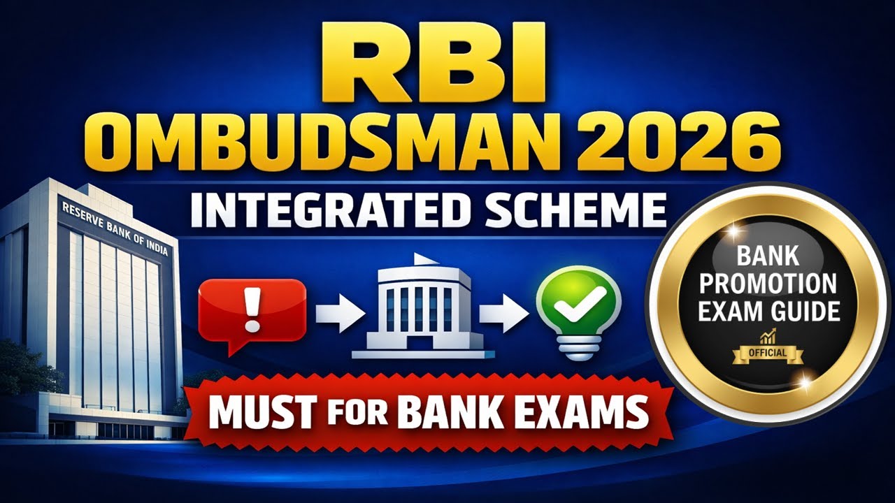 Reserve Bank - Integrated Ombudsman Scheme, 2026 | (RBI-IOS 2026 ...