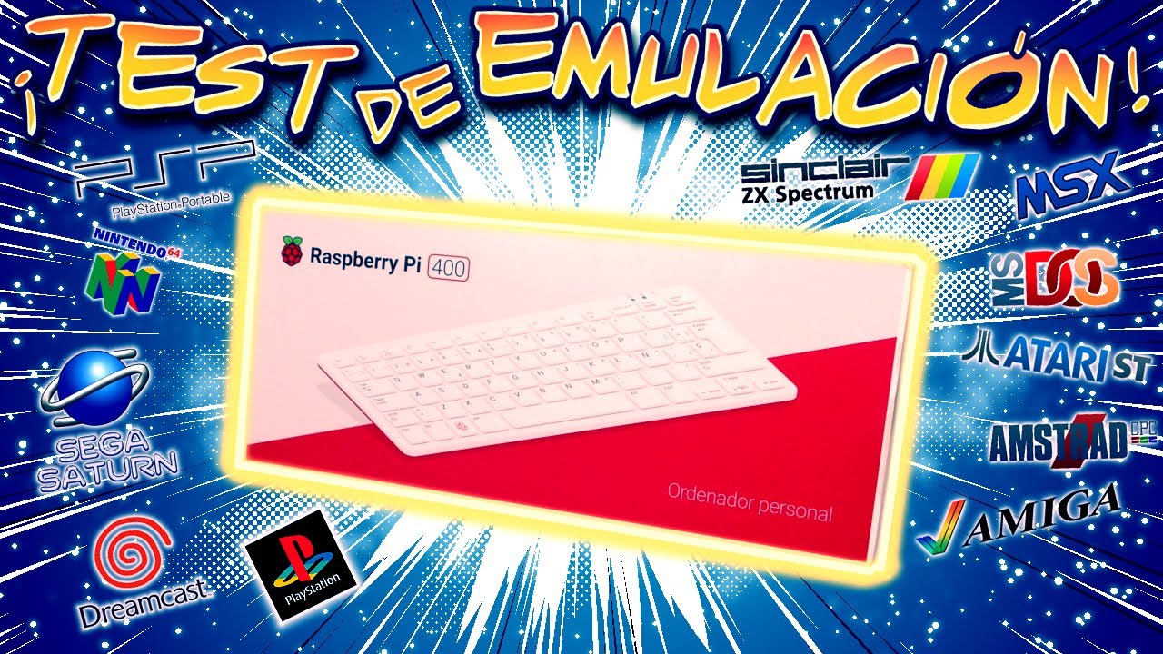 🍓 RASPBERRY PI 400 test EMULACION ¿ El PC Gaming retro BARATO del ...