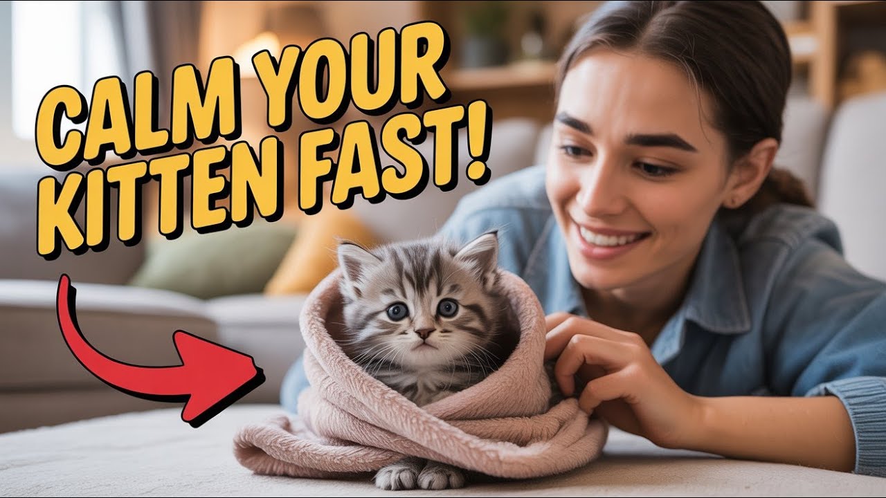 How to Calm a Kitten Instantly 🐾 | 3 Easy Tricks Every Cat Owner Should ...