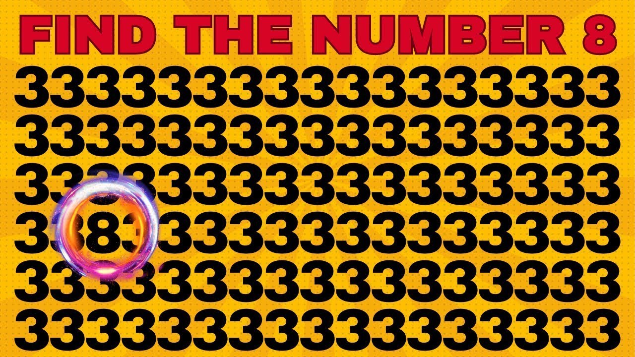 How Good Are Your Eyes Locate the Right Letter and Number Easy, Medium ...