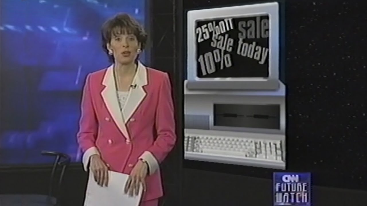 The Virtual Times on CNN (1996) - YouTube