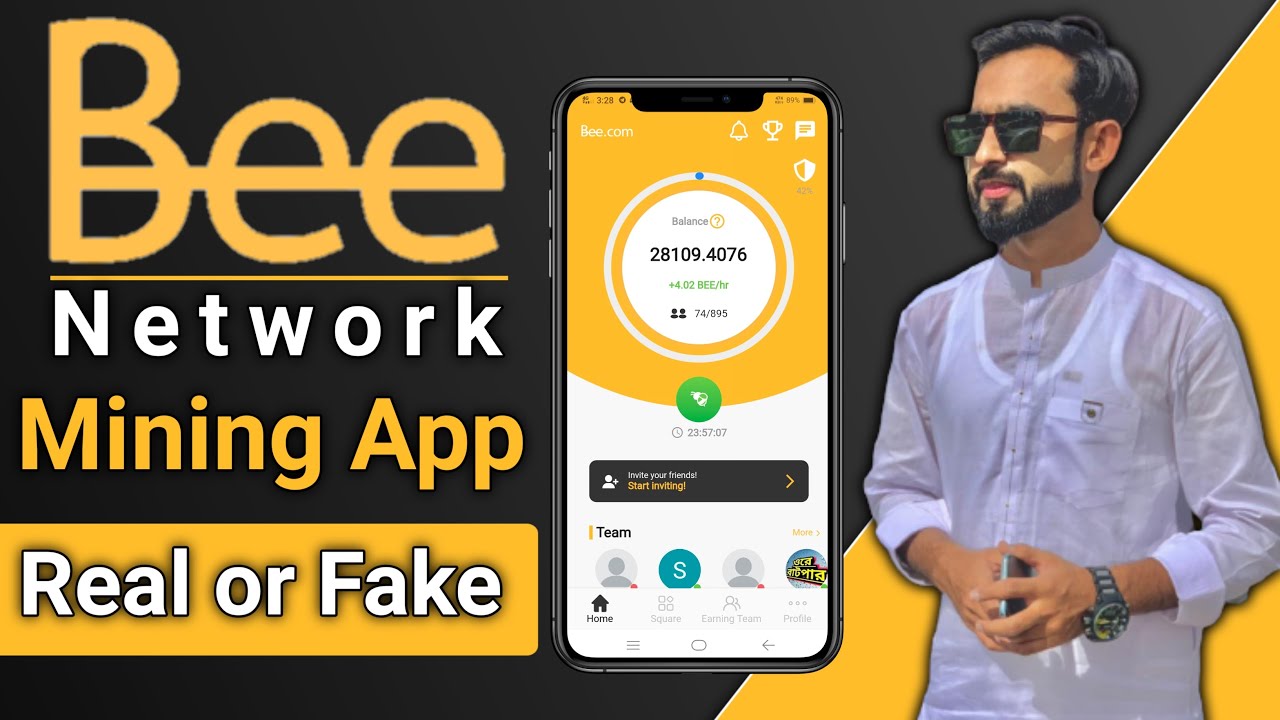 Bee Network free mining app real or fake - crypto news - YouTube