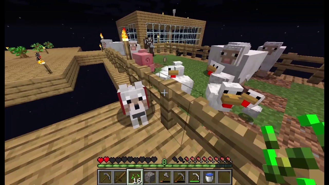 One block sky block minecraft #WadZee - YouTube