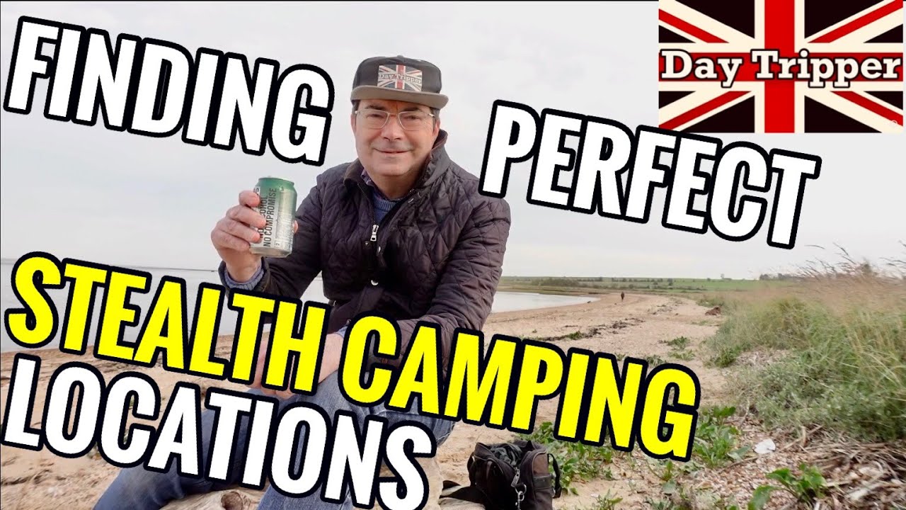 Finding Perfect Stealth Camping Locations - from a deserted beach - YouTube