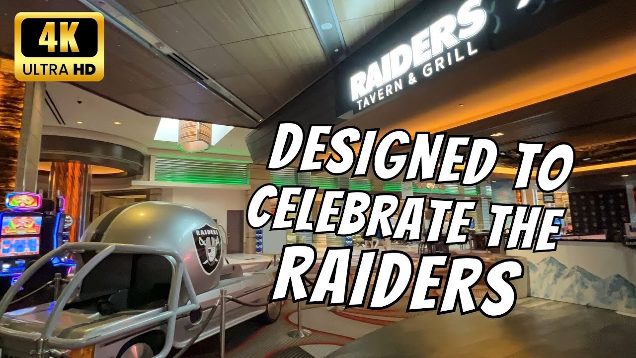 4K Walking Raiders Tavern & Grill at M Resort Official Hotel of the Las ...
