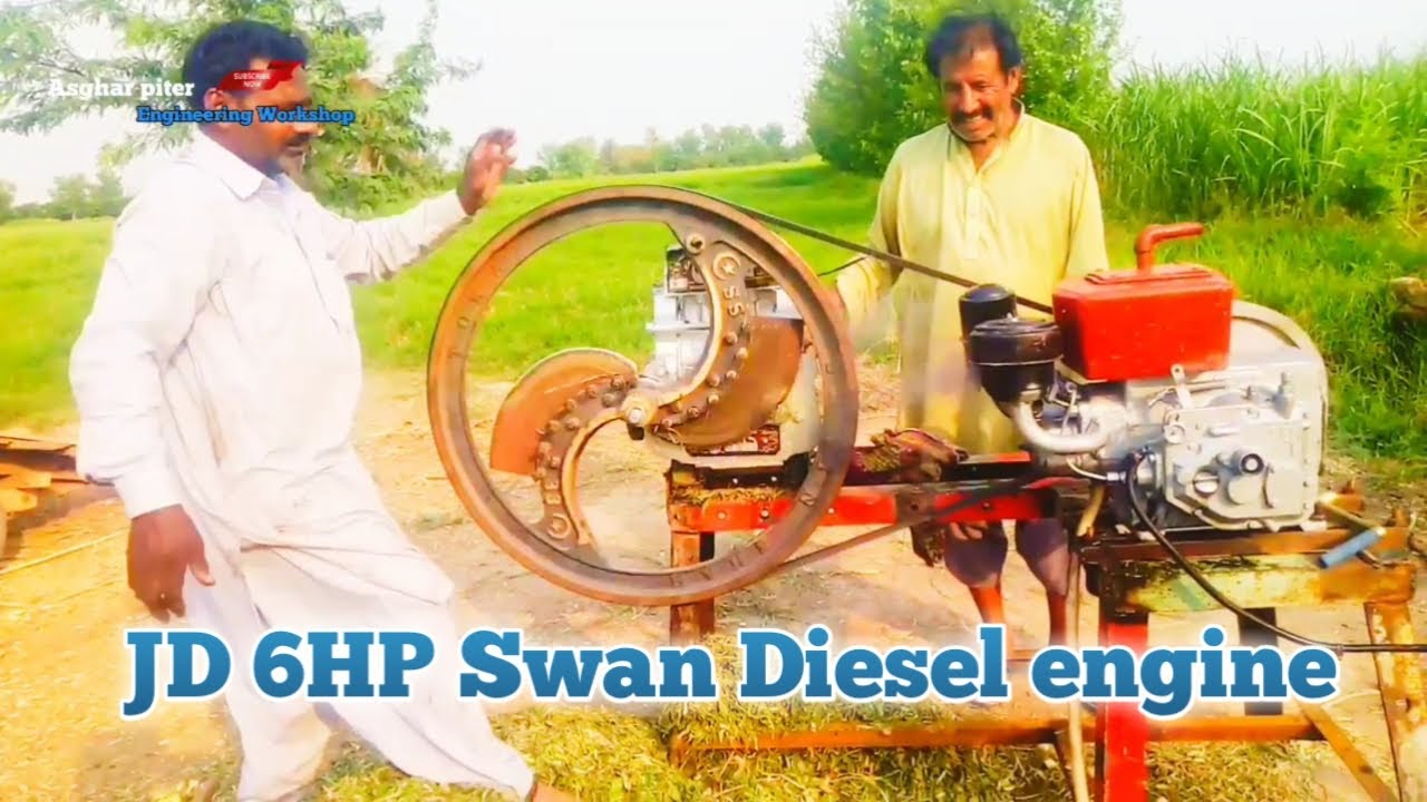 6HP Swan diesel engine New Video piter Engine in Pakistan and Mr Asghar ...