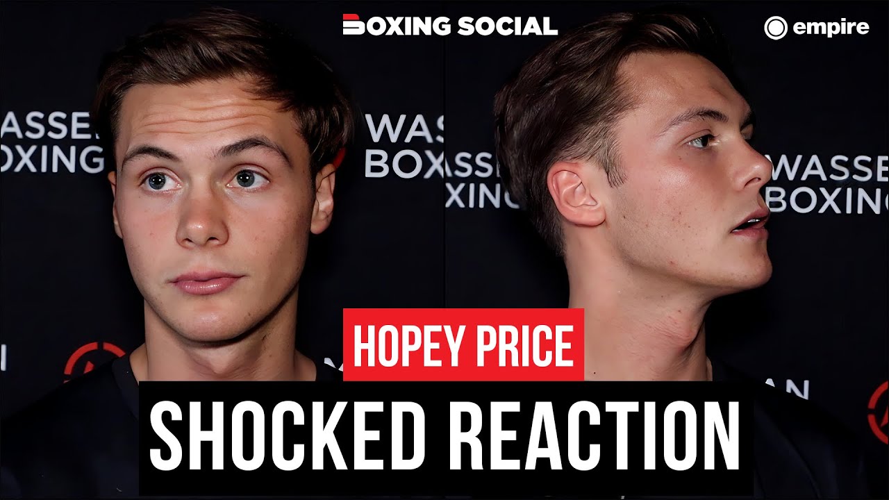 “NO WAY!” Hopey Price STUNNED REACTION To Lerrone Richards KO Defeat ...