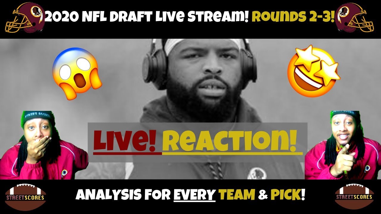 LIVE 2020 NFL Draft Stream! Reaction & Analysis to ALL 32 Picks of ...