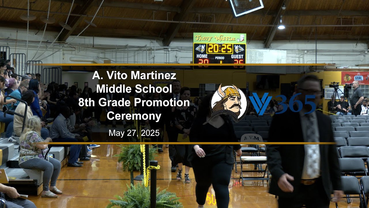 A Vito Martinez Middle School 8th Grade Promotion Ceremony 2025 - YouTube