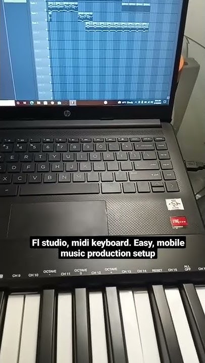 Easy music making setup - FL Studio, Midi keyboard - YouTube