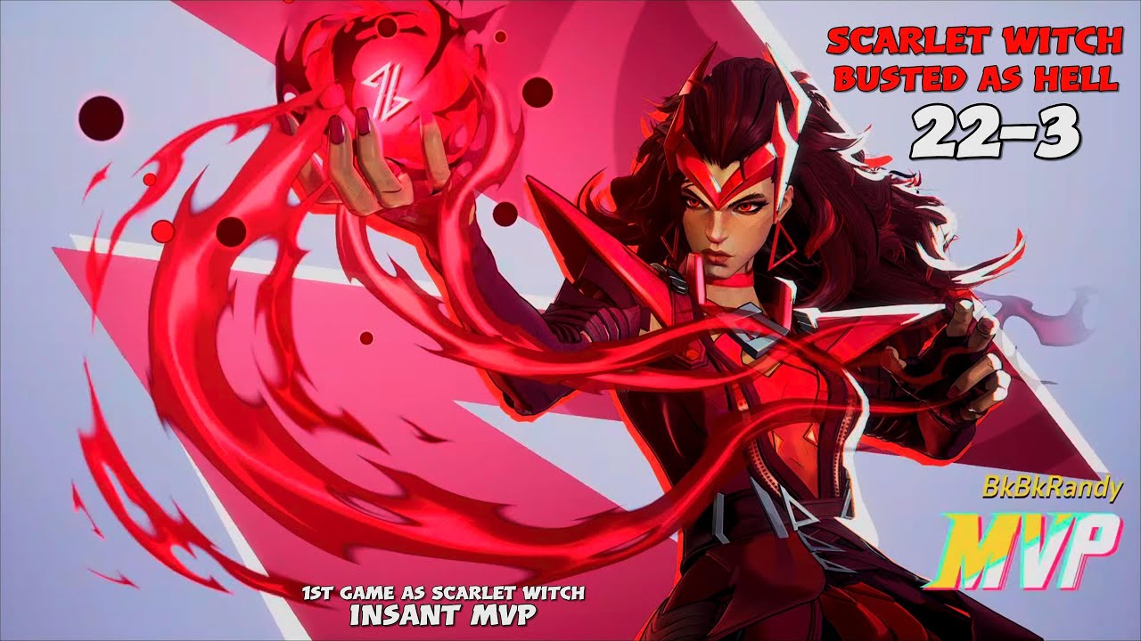 MARVEL RIVALS SCARLET WITCH IS OP - YouTube