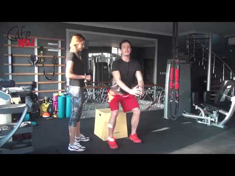 Gizem Yurtoğlu ve ekibiyle evde yapılabilecek pratik bacak sıkılaştırma hareketleri