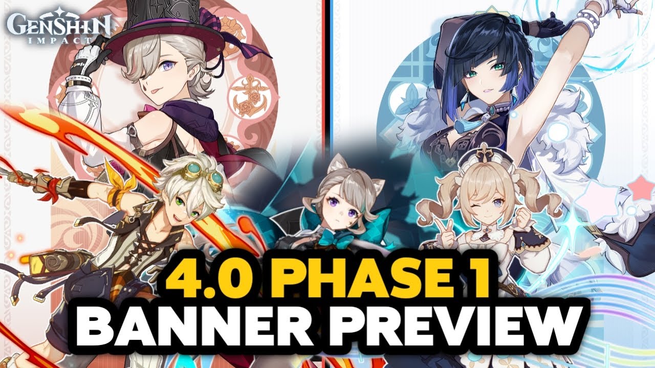 Phase 1 nanti kalian GACHA/NGGAK?? | 4.0 Phase 1 Banner Preview ...