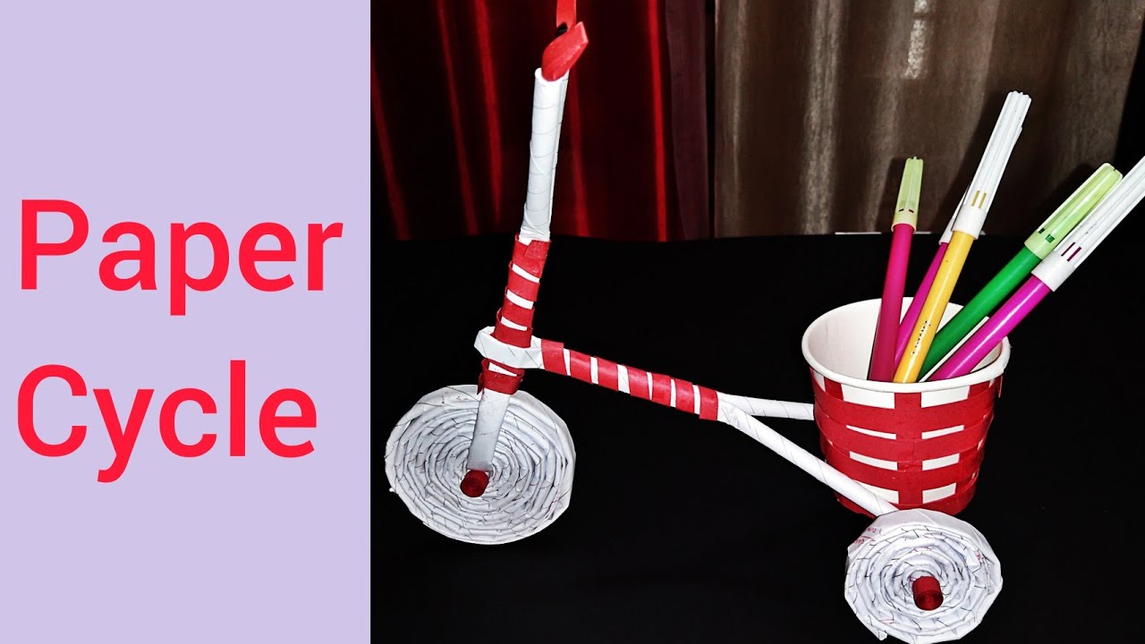 DIY Paper Cycle - YouTube