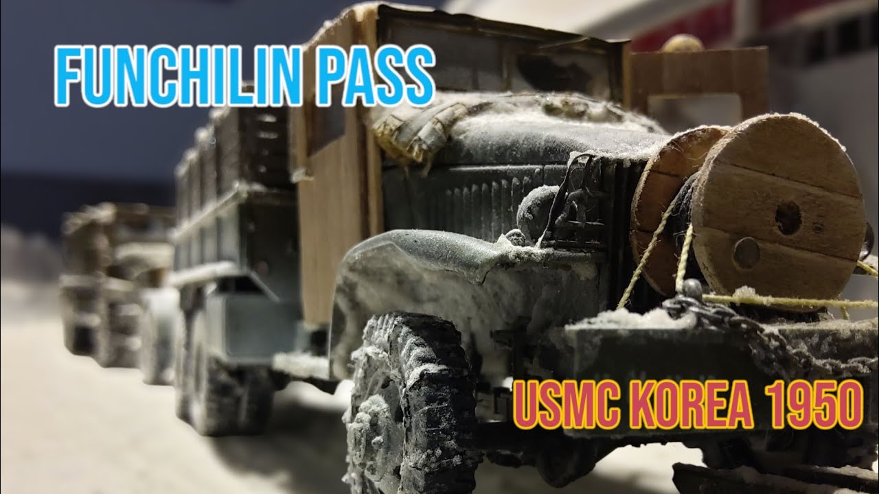 USMC Korean war Diorama. Nov-Dec at Funchilin pass 1950 FINAL REVEAL ...