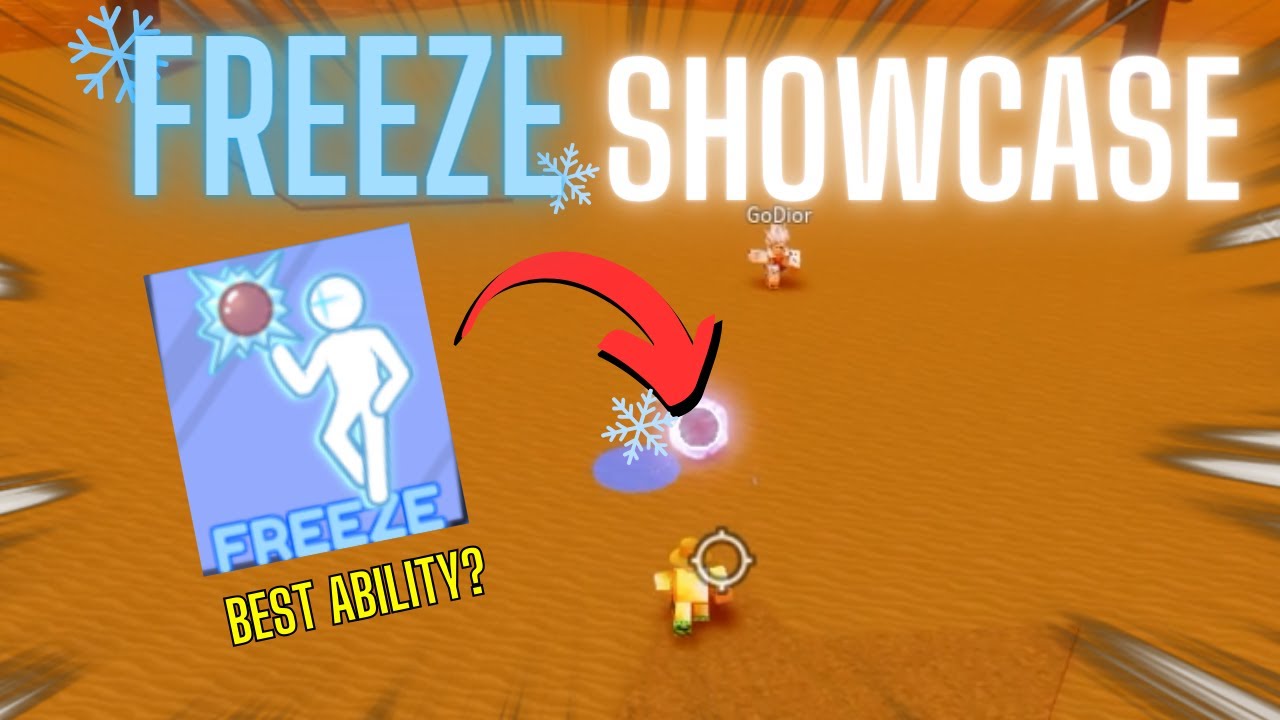 FREEZE Ability Showcase in Blade Ball Roblox [Best Ability?] - YouTube