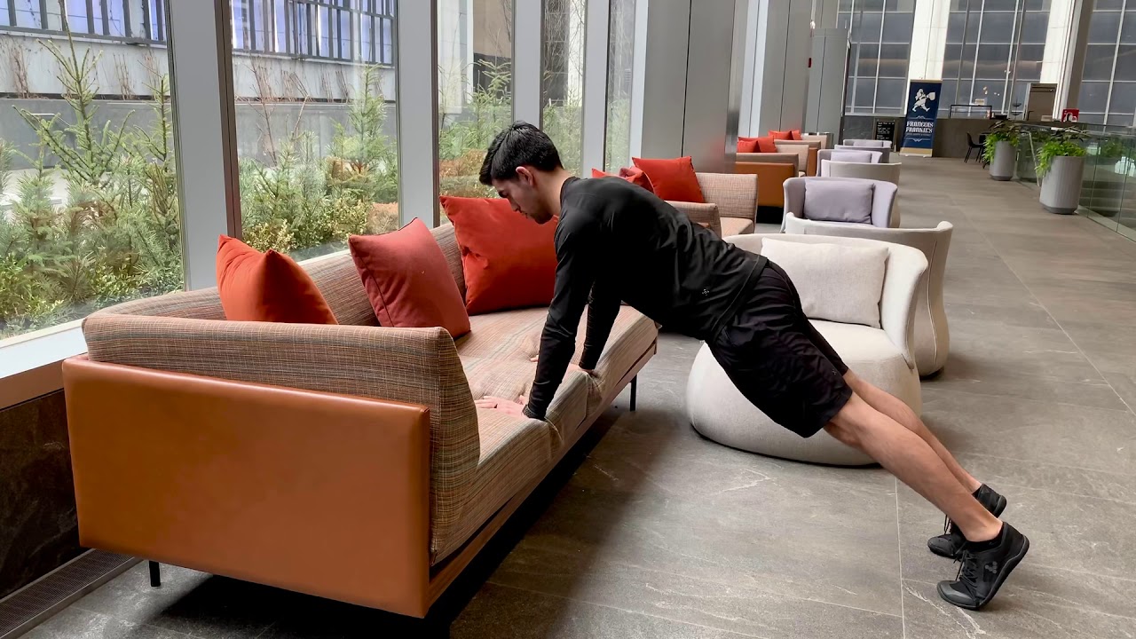 Couch Push up - YouTube