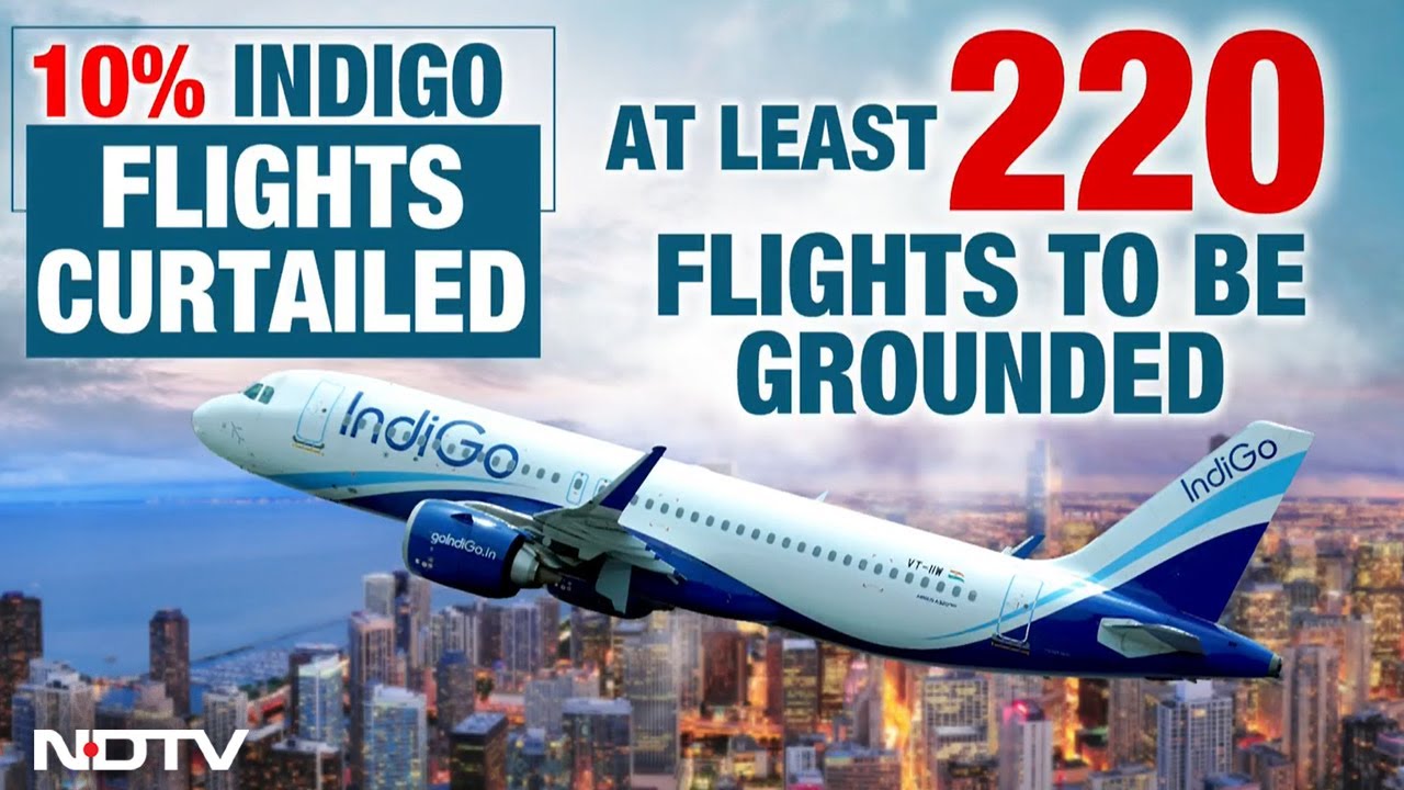 Indigo Flights Status Today | Centre Asks IndiGo To Cut Over 200 ...