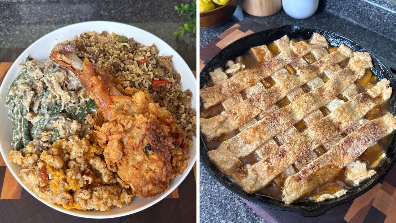 $40 SOUL FOOD THANKSGIVING FEAST! 🔥 Batter Fried Turkey, Sweet Potato ...