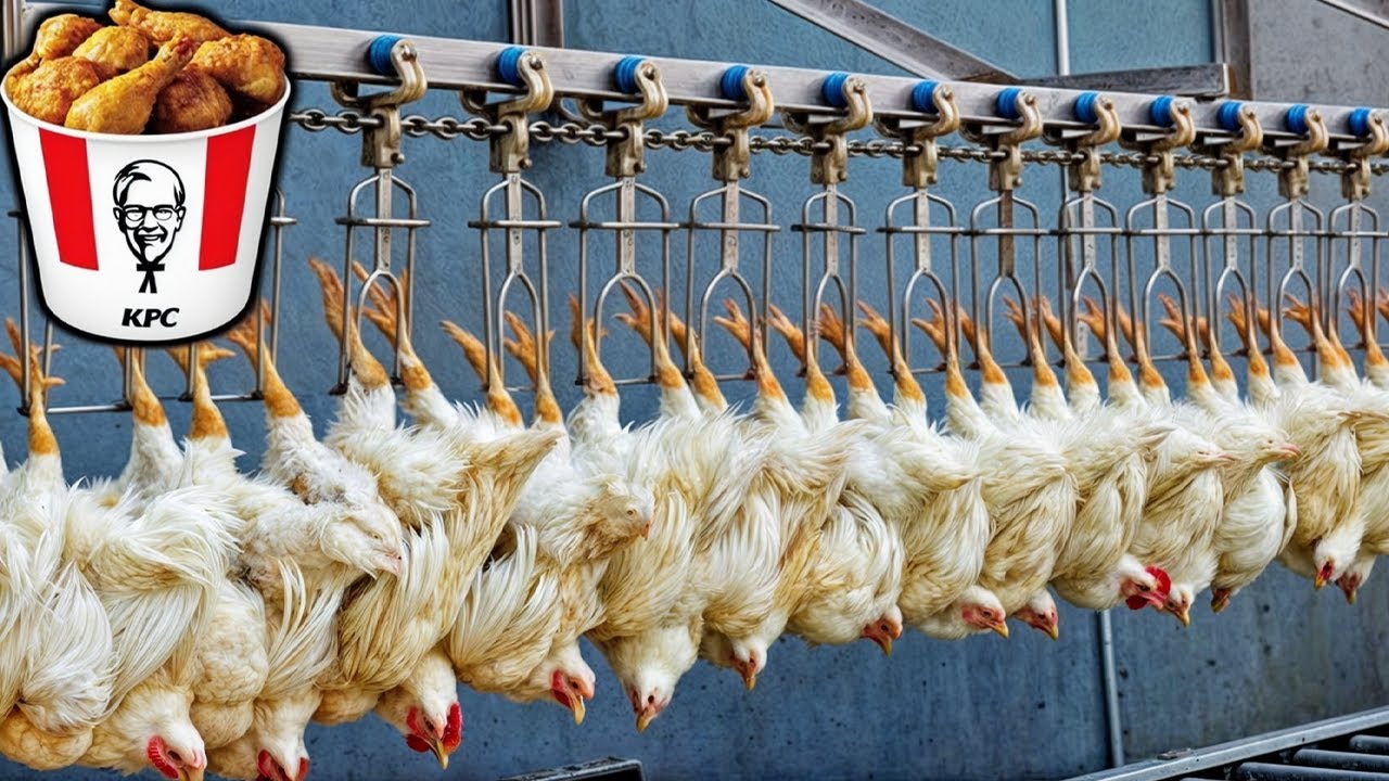 How KFC Chicken is Processed in a Factory | Crispy Fried Chicken ...